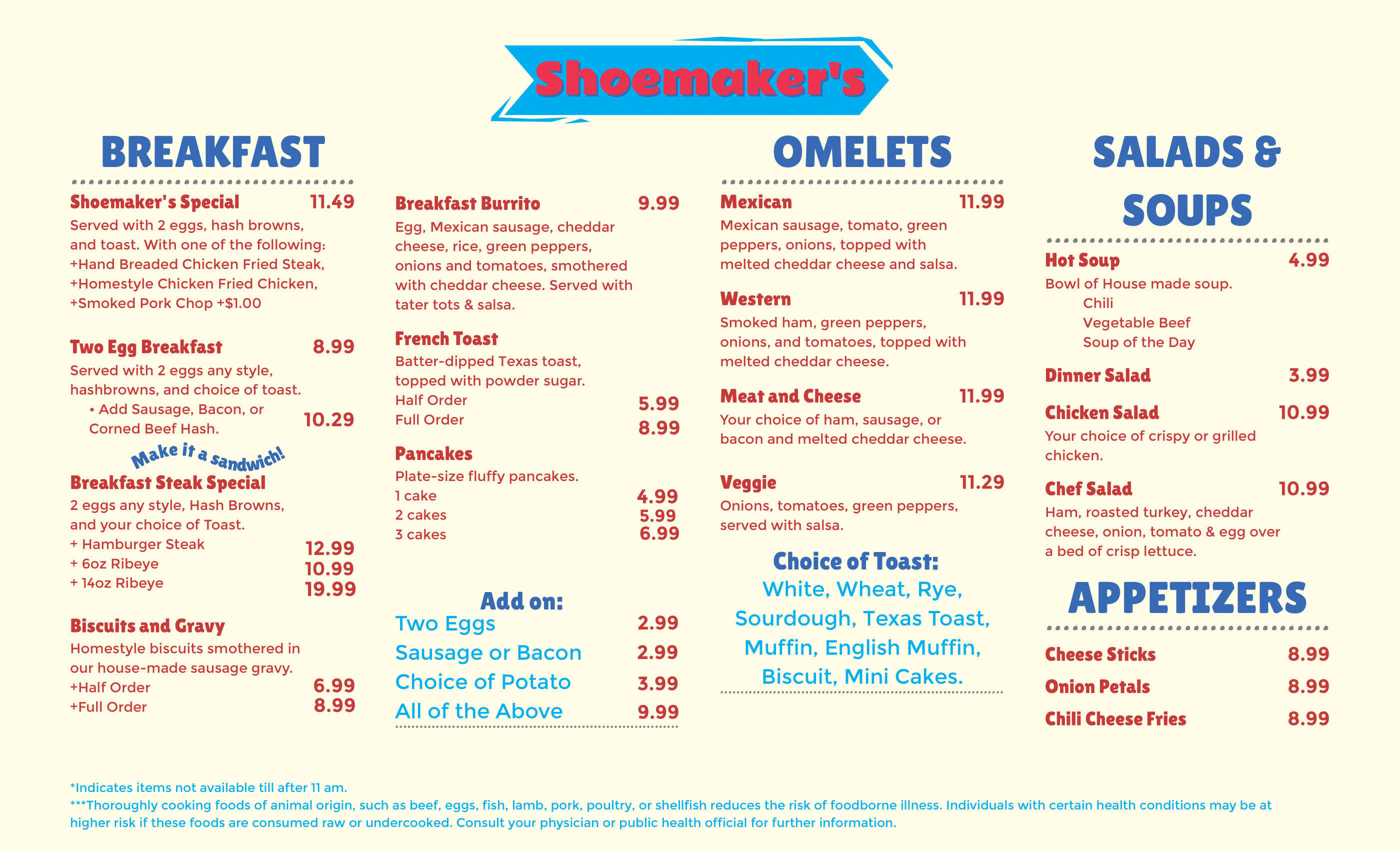 Restaurant | Shoemaker's Travel Center